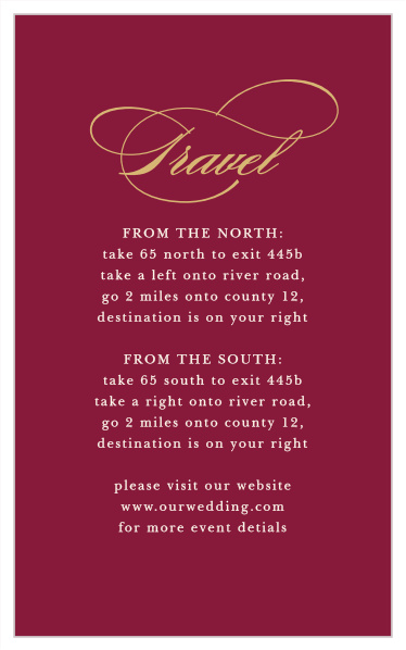 Simple Scroll Wedding Invitations by Basic Invite