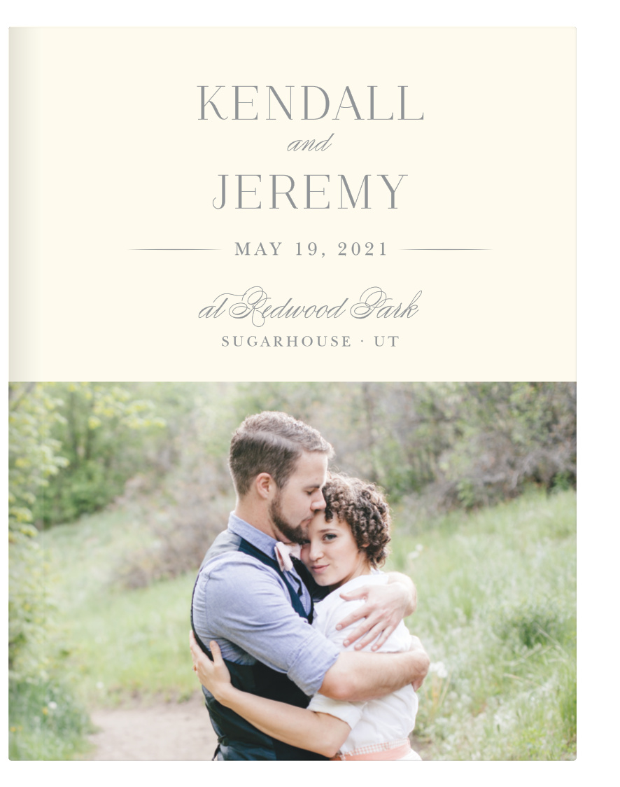 Classic Elegance Wedding Menus by Basic Invite