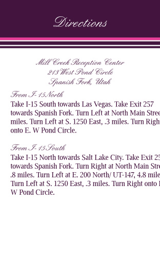 Ribbon & Damask Wedding Invitations by Basic Invite