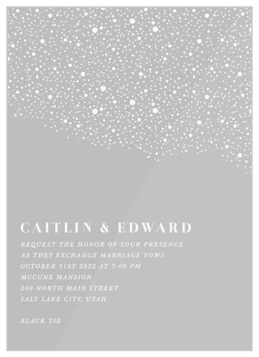 Gothic Wedding Invitations - Match Your Color & Style Free!