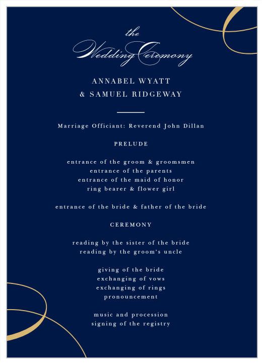 Wedding Programs | Match Your Colors & Style Free!