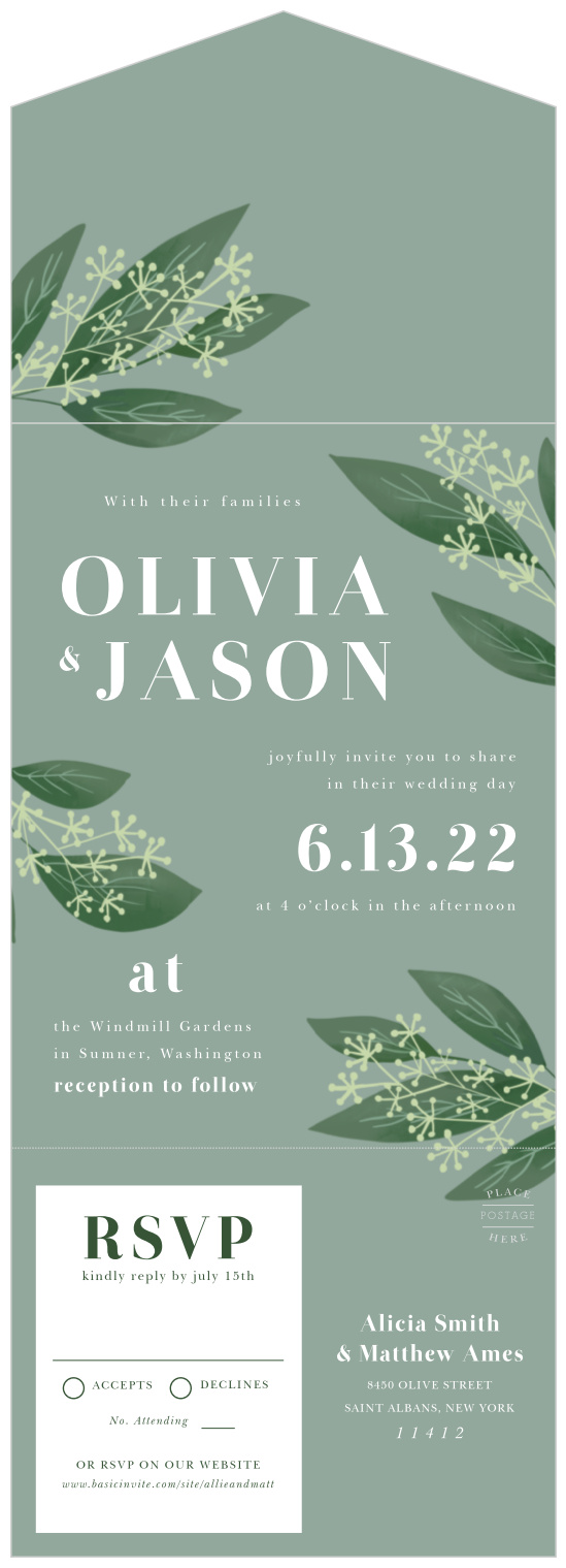 Seal and Send All In One Wedding Invitations | 100+ Designs