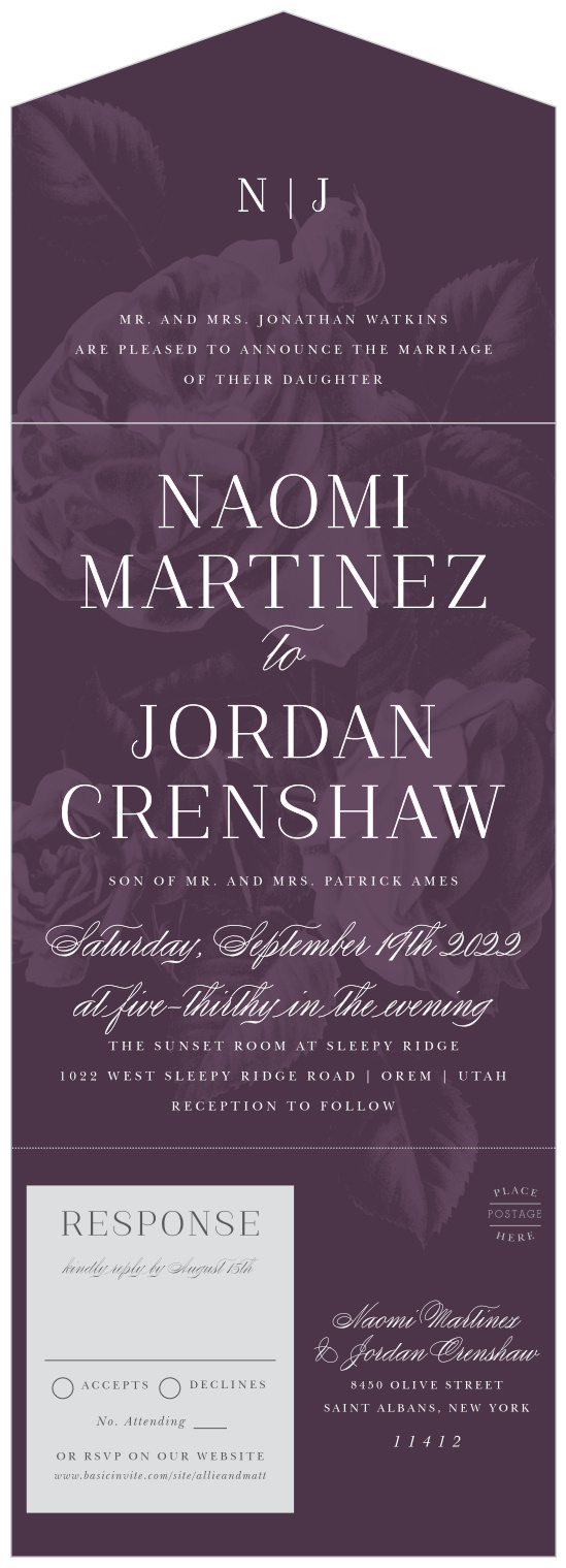 Seal and Send All In One Wedding Invitations | 100+ Designs