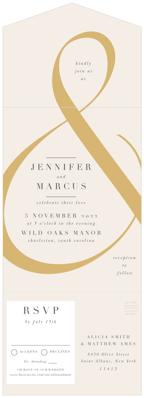 Seal and Send All In One Wedding Invitations | 100+ Designs