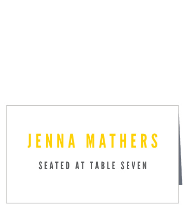 Bold Union Wedding Programs by Basic Invite