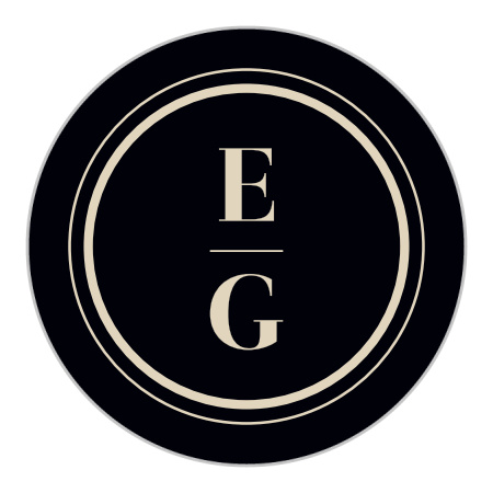 Basic Monogram Wedding Stickers by Basic Invite