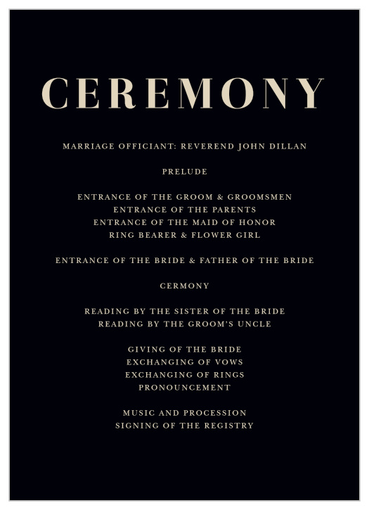 Wedding Programs | Match Your Colors & Style Free!