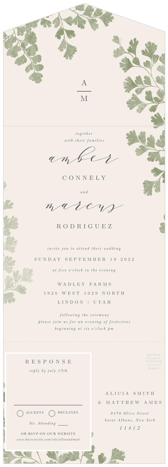 Seal and Send All In One Wedding Invitations | 100+ Designs