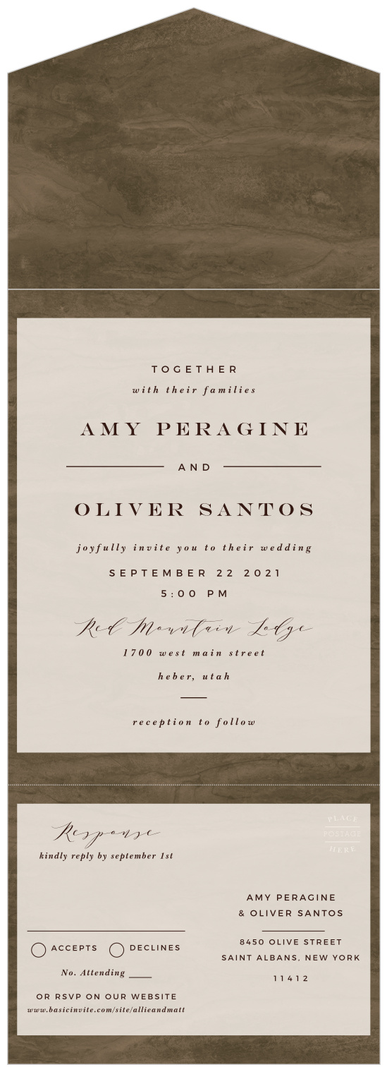 Seal and Send All In One Wedding Invitations | 100+ Designs