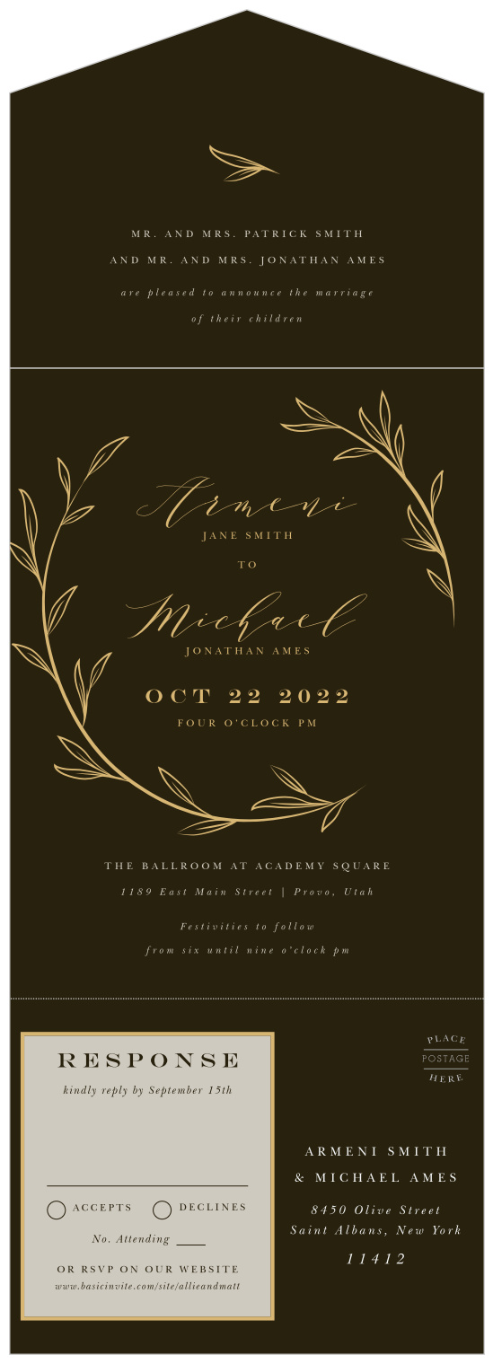 Seal and Send All In One Wedding Invitations | 100+ Designs