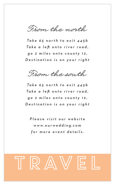 Transparent Text Wedding Programs by Basic Invite