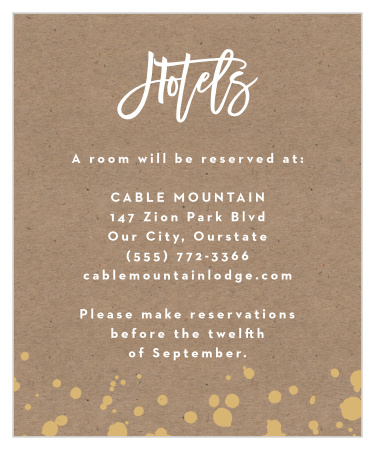 Classic Kraft Wedding Programs by Basic Invite