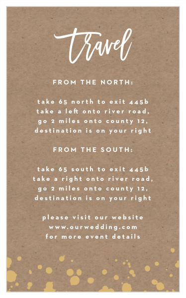 Classic Kraft Wedding Programs by Basic Invite