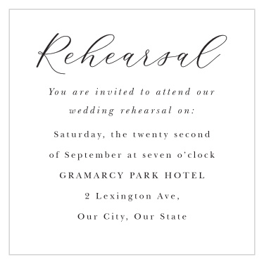 Delicate Devotion Direction Cards by Basic Invite