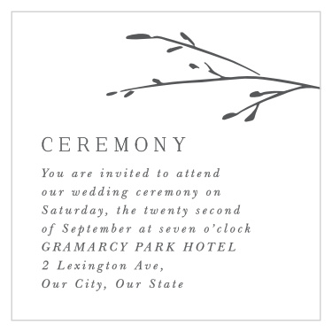 Sweet Grass Wedding Programs by Basic Invite