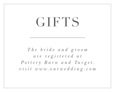 Bold Bordering Direction Cards by Basic Invite