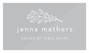 Clear Wedding Place Cards | Free Guest Name Printing! - Basic Invite