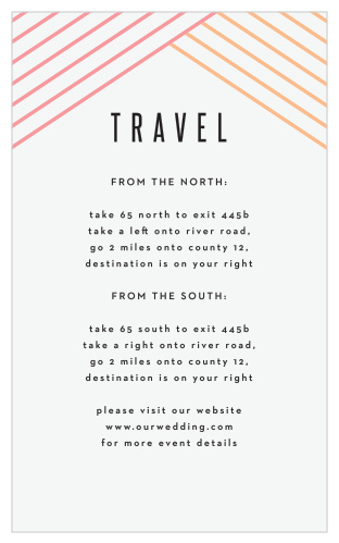 Pattern Stripes Rehearsal Cards by Basic Invite