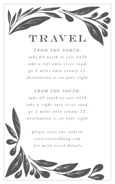 Blooming Love Response Cards by Basic Invite