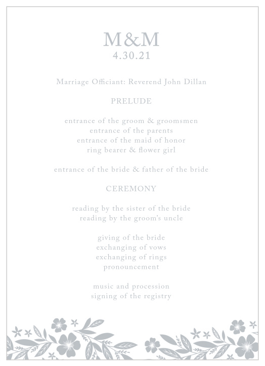 Sophisticated Border Response Cards by Basic Invite