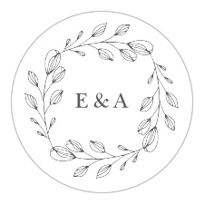 Rustic Botanicals Clear Wedding Invitations by Basic Invite