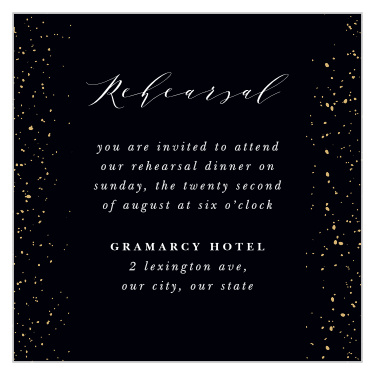 Stunning Stardust Response Cards by Basic Invite