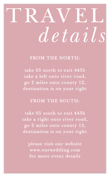 Simply Styled Registry Cards by Basic Invite