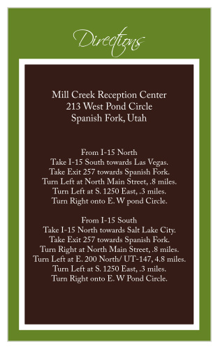 Initials Square Accommodation Cards