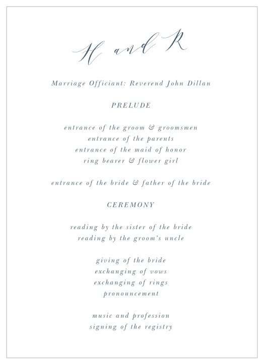 Cute Wedding Programs - Match Your Color & Style Free!