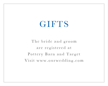 Casual Script Direction Cards by Basic Invite