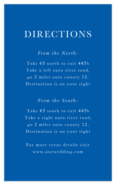 Casual Script Response Cards by Basic Invite