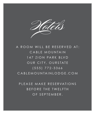 Scripted Elegance Direction Cards by Basic Invite