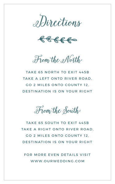 Rustic Foliage Response Cards by Basic Invite