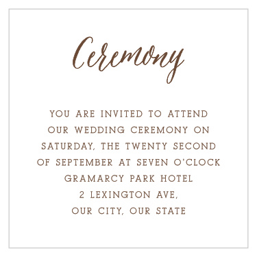 Lantern Lights Direction Cards by Basic Invite