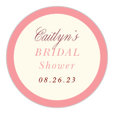 Customizable Bridal Shower Stickers & Labels