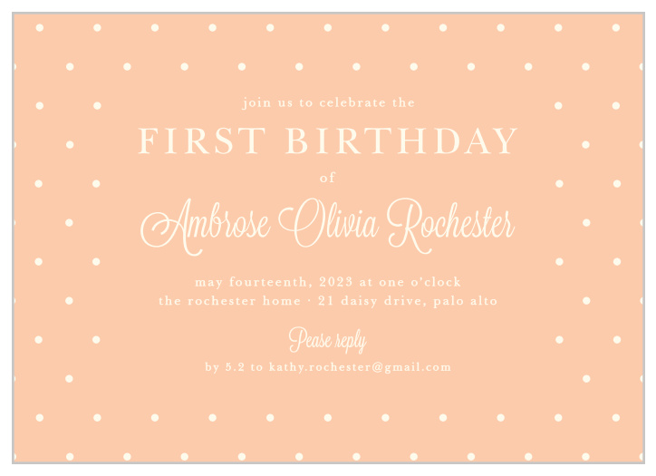 First Birthday Invitations | 40% Off Super Cute Designs
