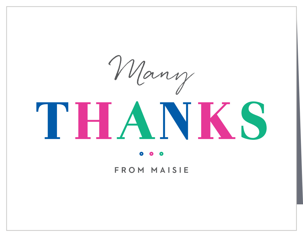 Look Who’s Turning One First Birthday Thank You Cards by Basic Invite