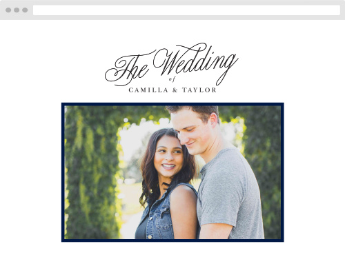 100% Free Wedding Websites | Match Your Colors & Style! - Basic Invite