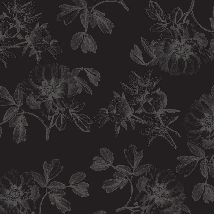 Black Vintage Wallpaper Pattern