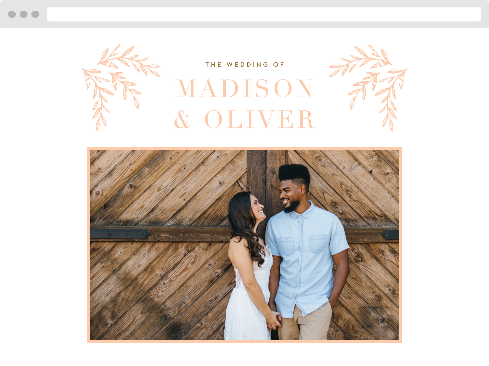 100% Free Wedding Websites | Match Your Colors & Style! - Basic Invite