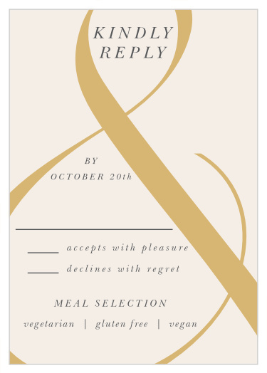 Modern Ampersand Wedding Invitations by Basic Invite