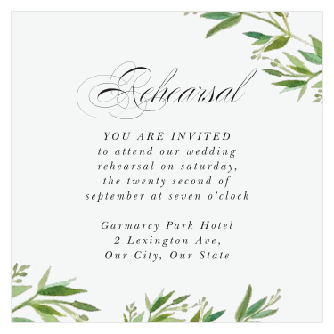 Awesome Ombre Accommodation Cards by Basic Invite