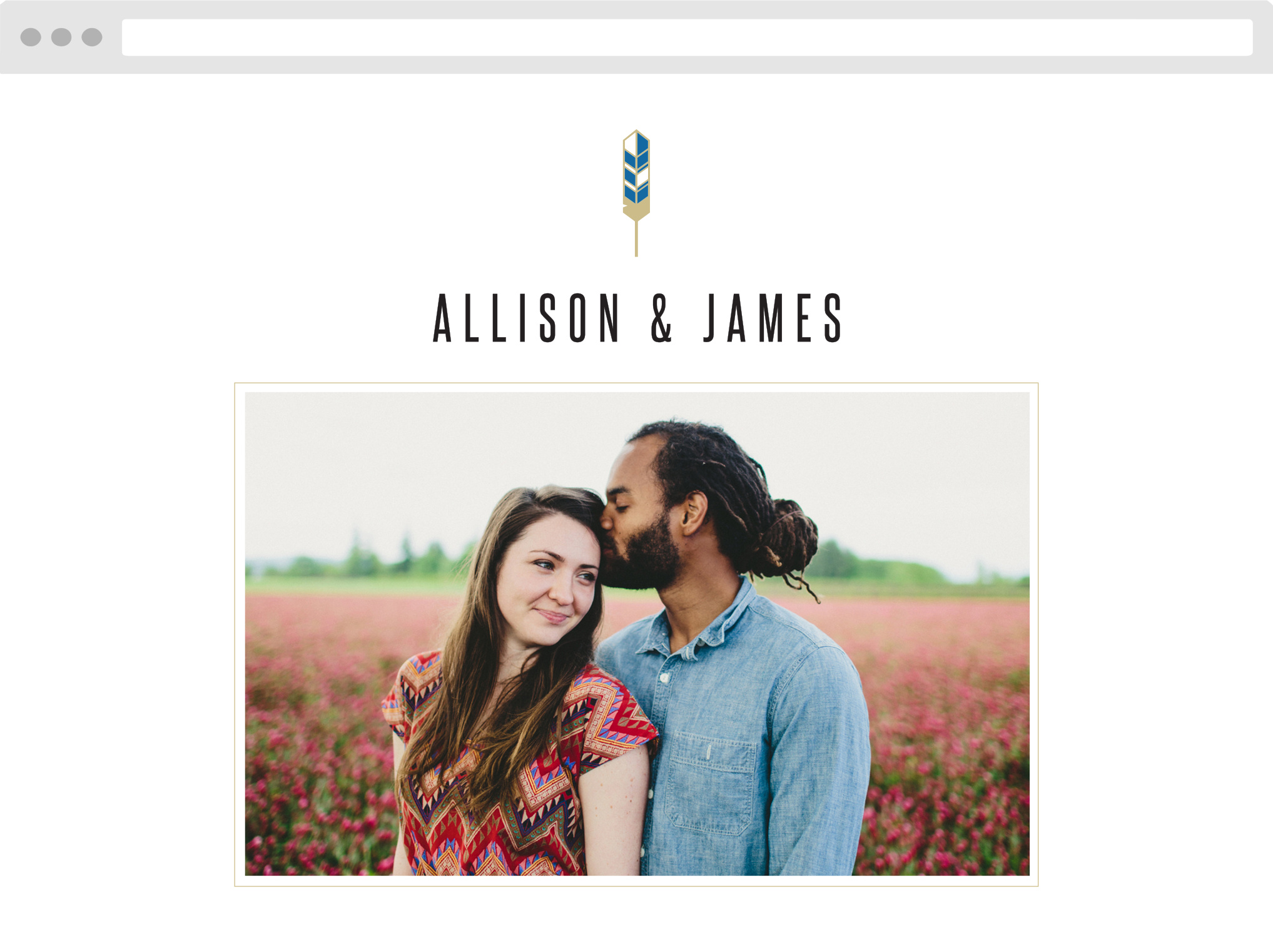 Colorful Feather Wedding Programs by Basic Invite