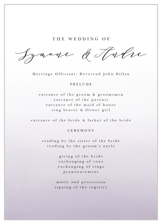 Awesome Ombre Wedding Invitations by Basic Invite