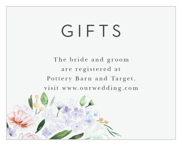 Floral Cascade Wedding Invitations by Basic Invite