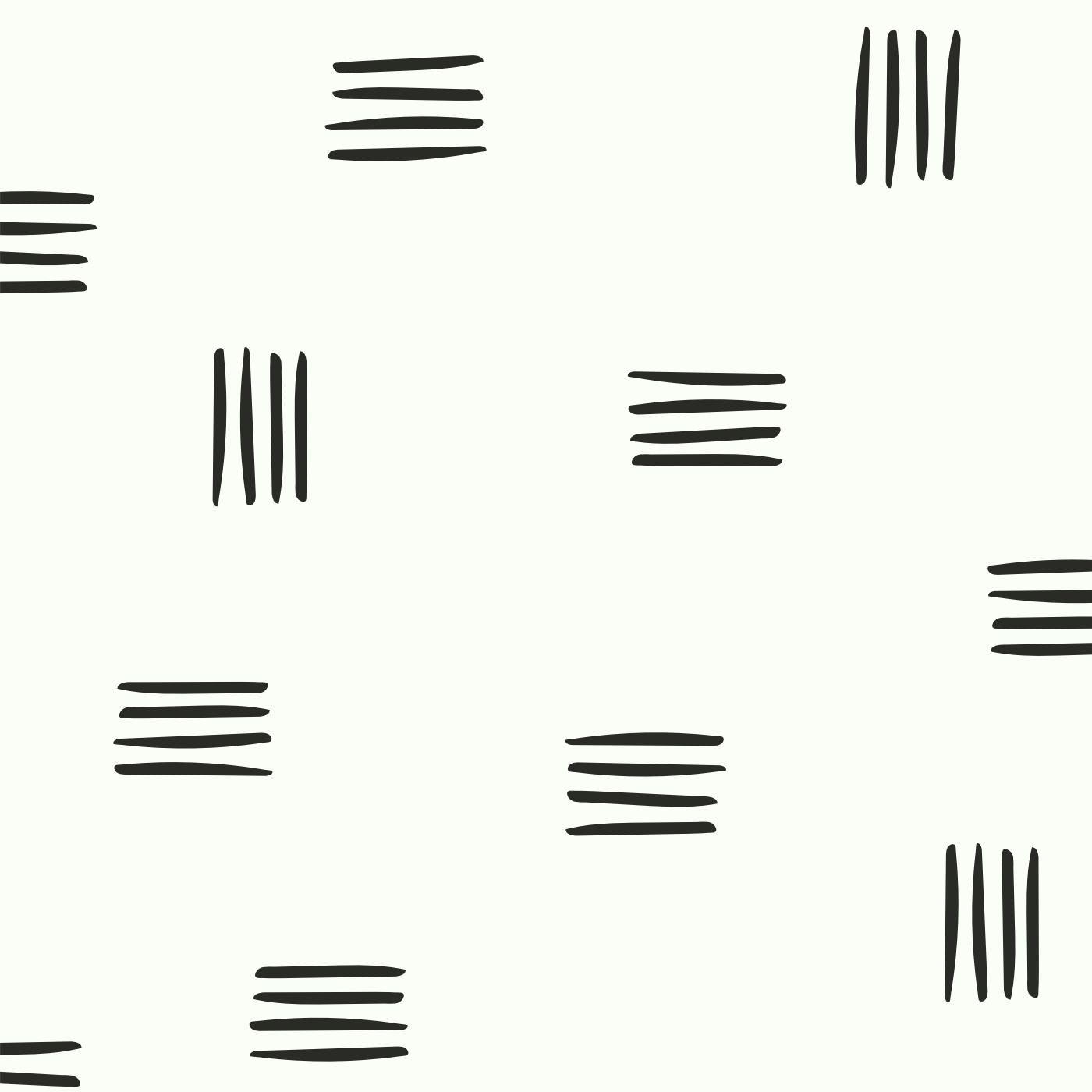 Dashes Stacked Peel And Stick Removable Wallpaper | Love vs. Design