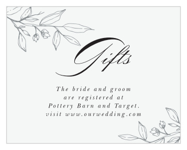 Penwork Florals Wedding Invitations by Basic Invite