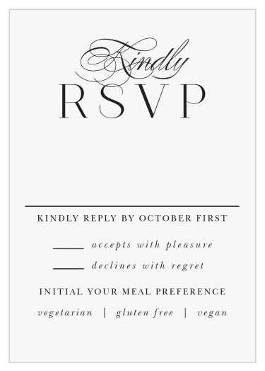 Lovely Opaque Wedding Programs by Basic Invite