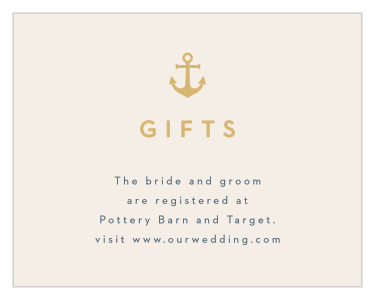Maritime Anchor Wedding Invitations by Basic Invite