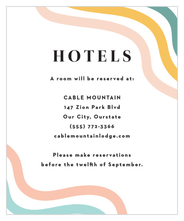 Mod Waves Wedding Invitations by Basic Invite